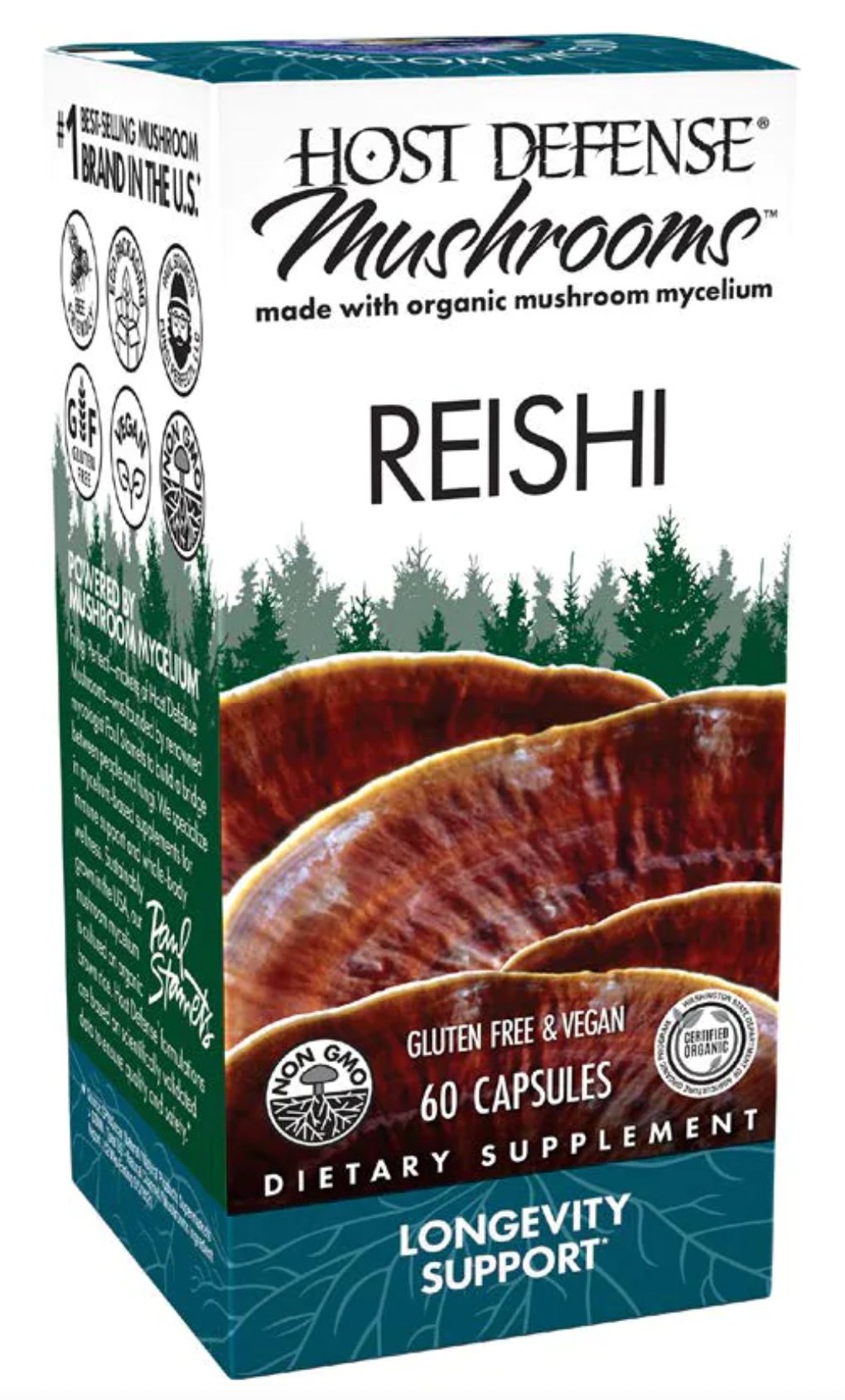Host Defense Reishi Capsules, 60 ct | Central Market - Really Into Food