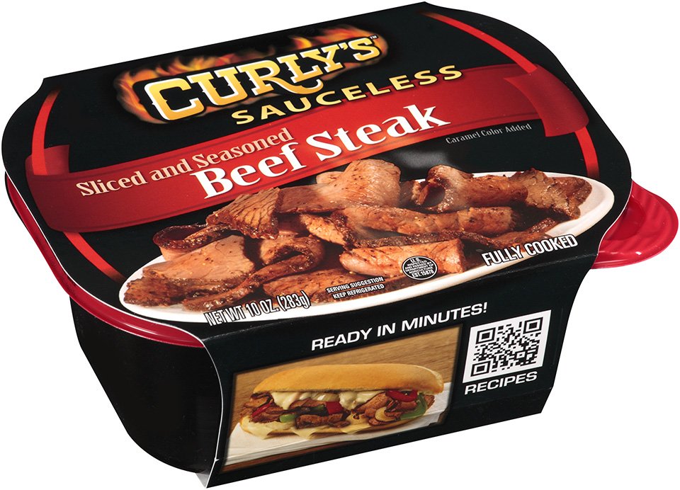 Curly's Sauceless Sliced and Seasoned Beef Steak - Shop Meat at H-E-B