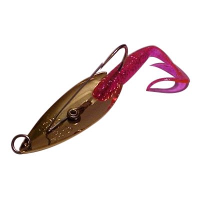 Gator Lures 1/2 OZ Gold/Pink Gator Weedless Spoon - Shop Fishing at H-E-B