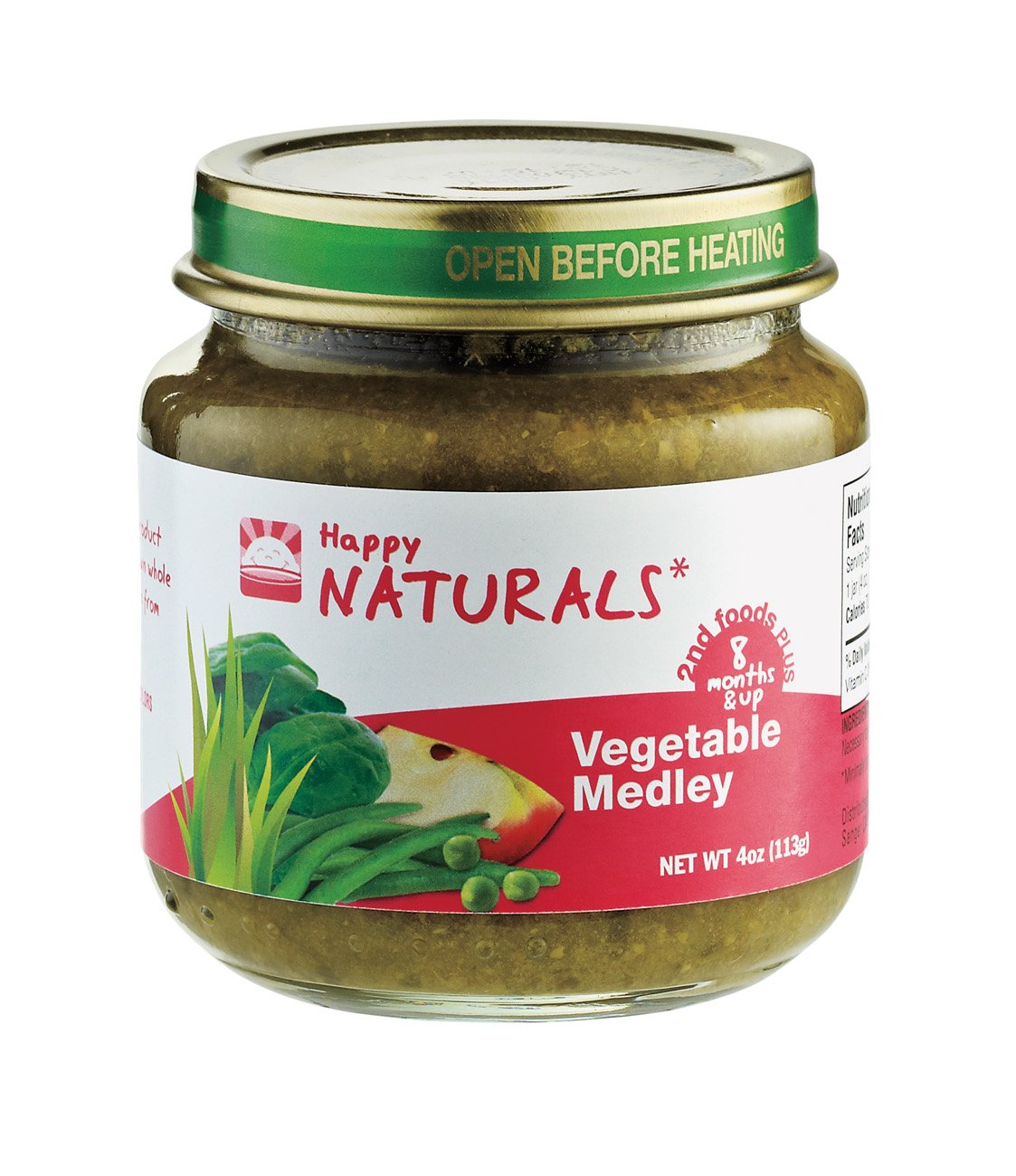 Happy Naturals 2nd Foods Vegetable Medley - Shop Baby food at H-E-B