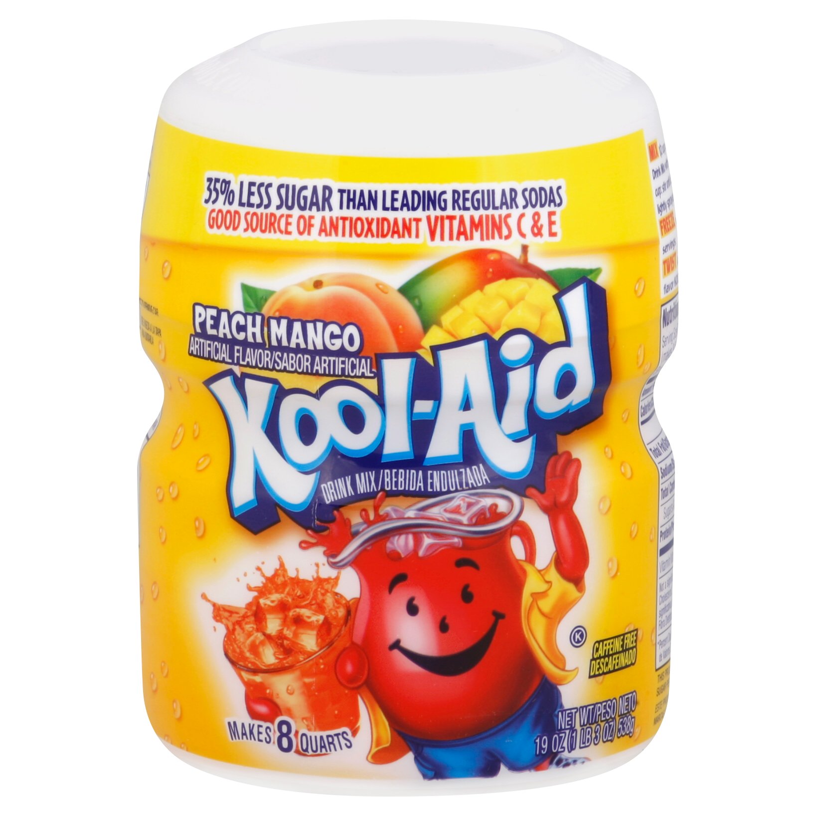 Kool-Aid Peach Mango Drink Mix - Shop Mixes & Flavor Enhancers at H-E-B