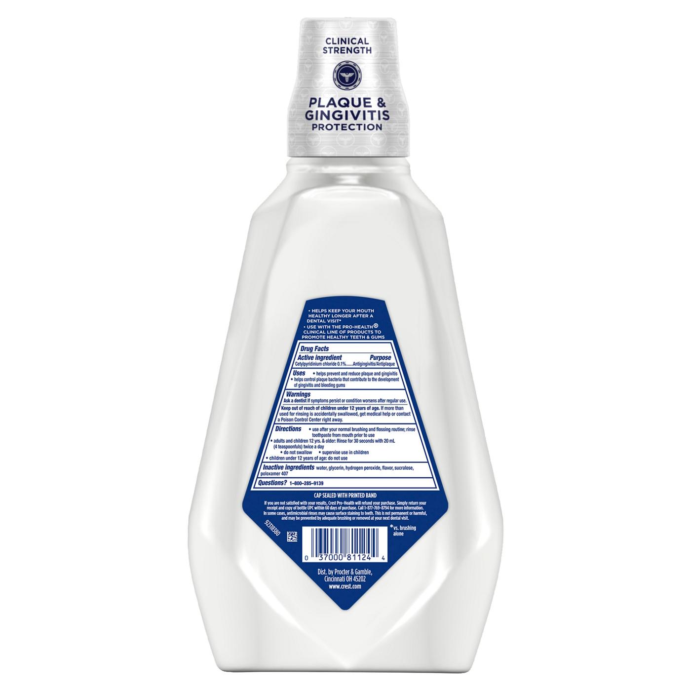 Crest Pro-Health Clinical Rinse Alcohol Free Mouthwash - Shop Mouthwash ...