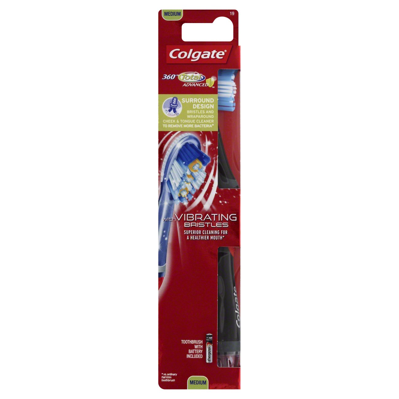 Colgate 360 Degrees Total Advanced Surround Sonic Power Toothbrush ...