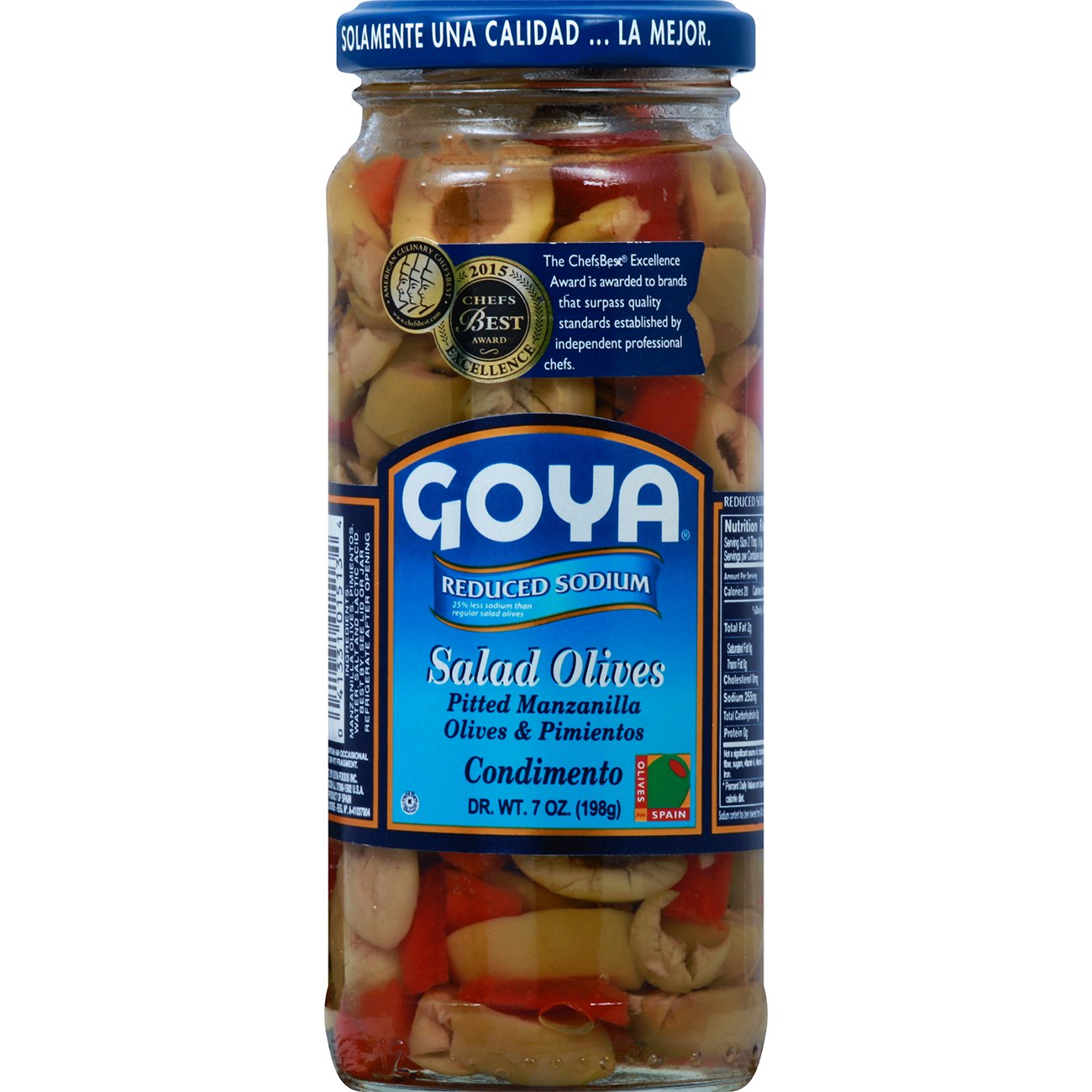Goya Reduced Sodium Jumbo Salad Olives & Pimientos - Shop Olives at H-E-B