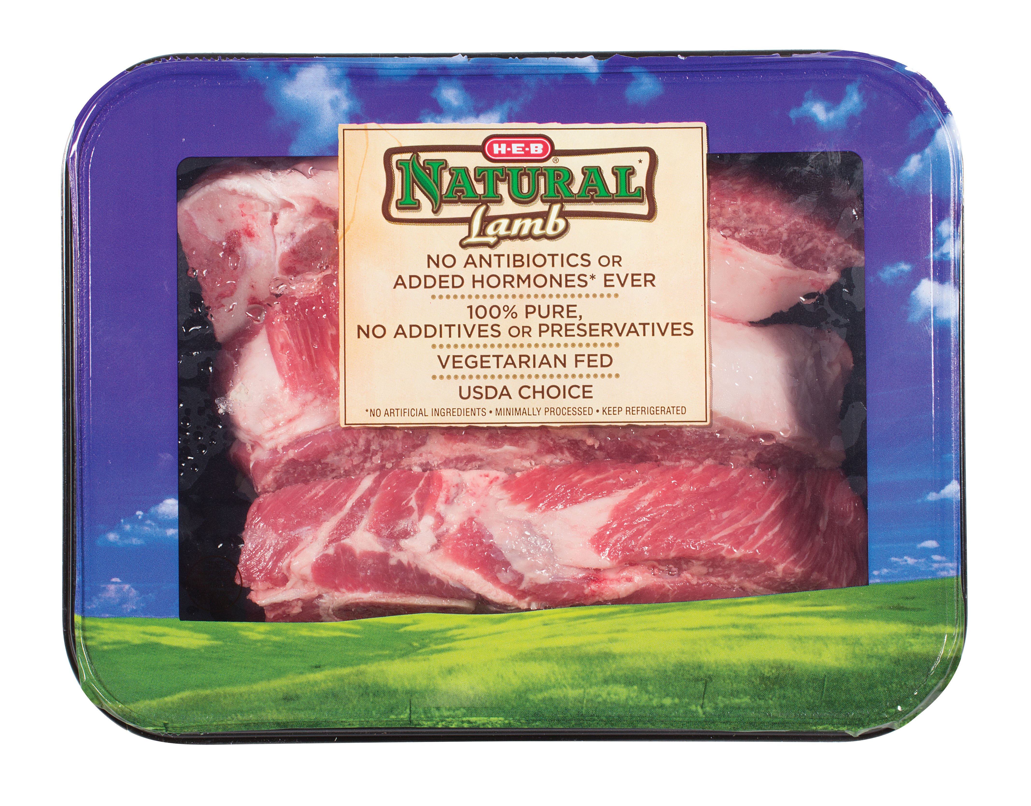 H-E-B Natural Lamb Country Style Ribs - Shop Lamb & goat at H-E-B
