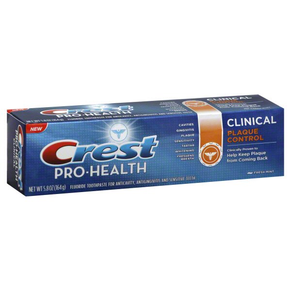 Crest CPro-Health linical Plaque Control Fresh Mint Fluoride Toothpaste ...