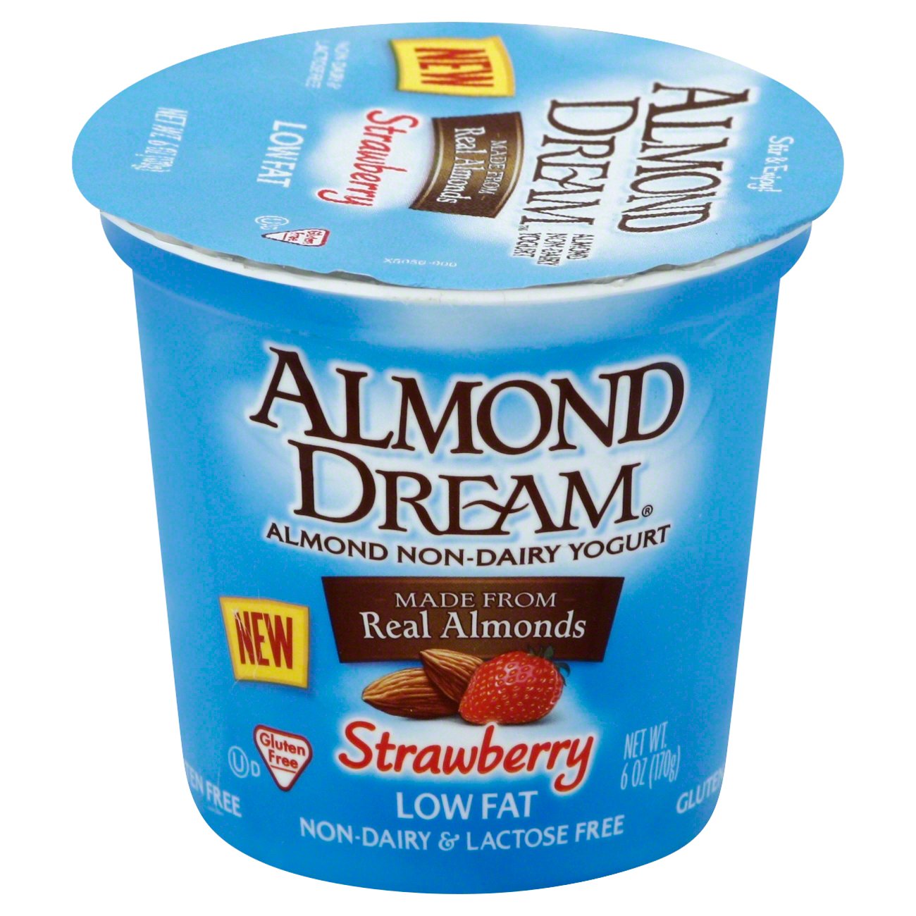 Almond Dream Non-Dairy Low Fat Strawberry Yogurt - Shop Yogurt at H-E-B