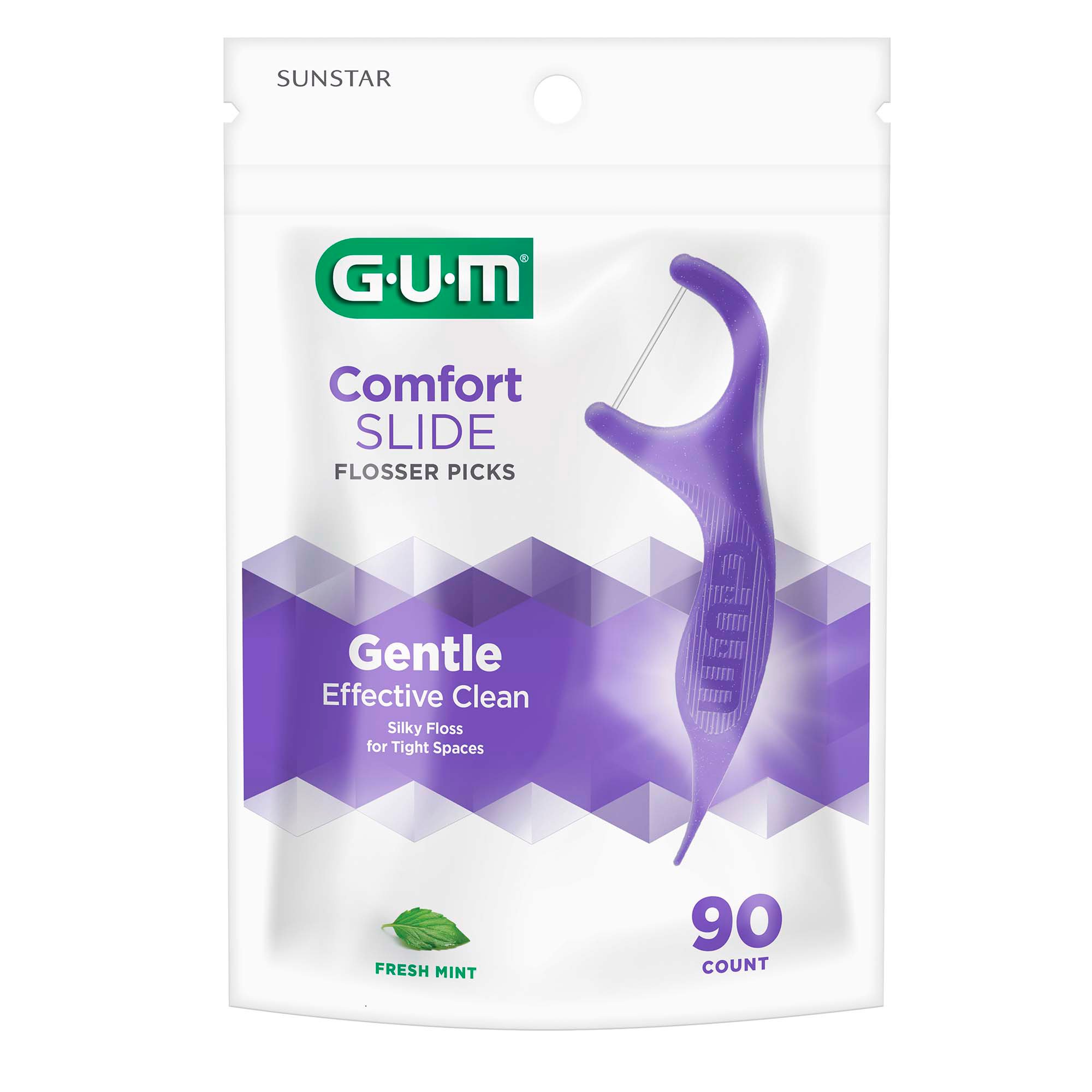 GUM Eez-Thru Comfort Slide Flossers - Shop Floss at H-E-B
