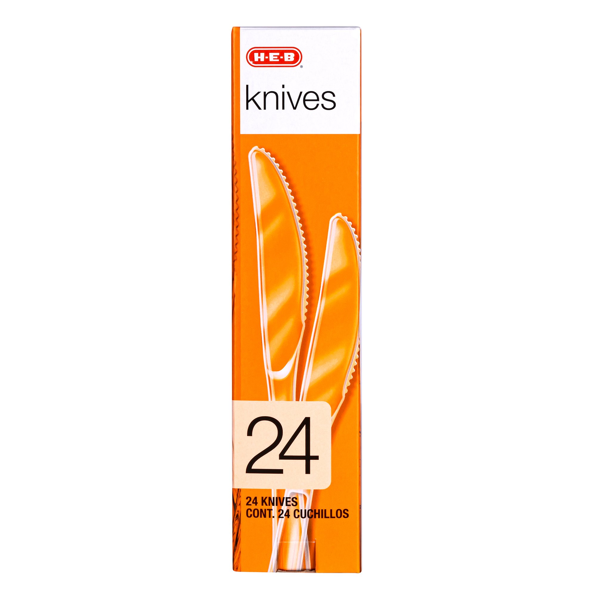 H-E-B Plastic Knives - Clear, 24 ct | Central Market - Really Into Food