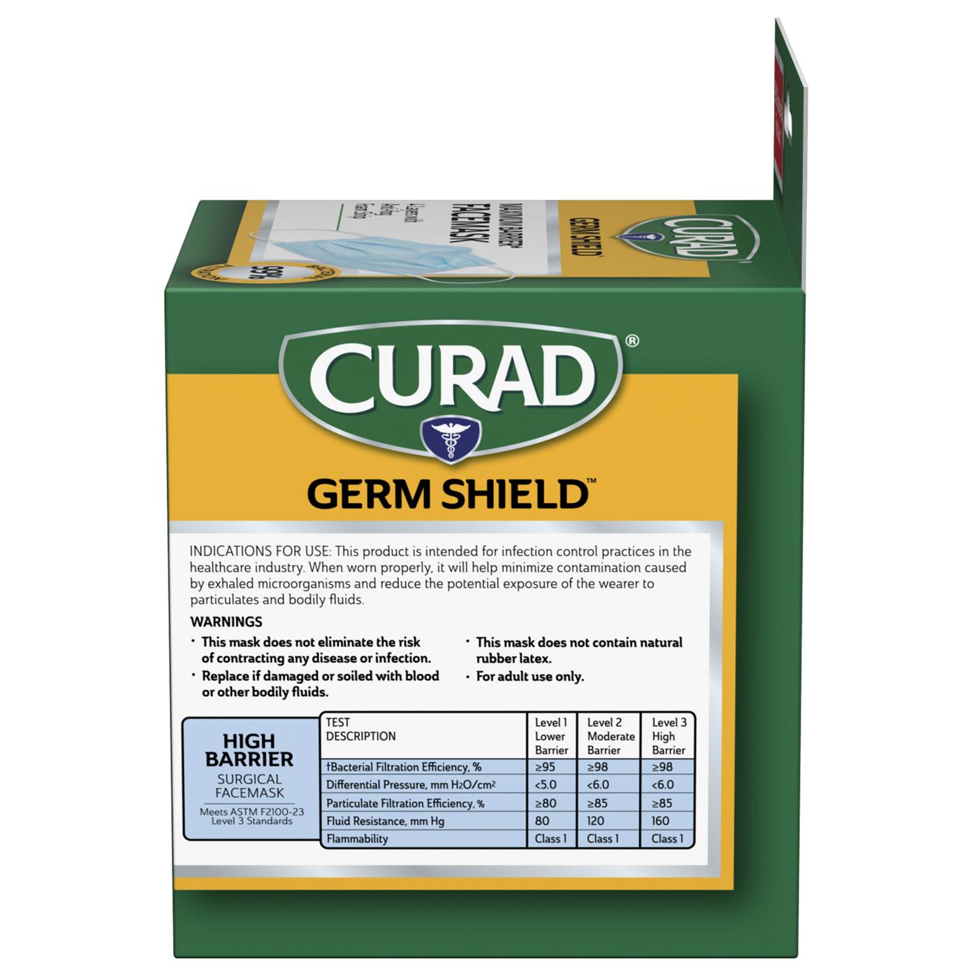 Curad Germ Shield Maximum Barrier Earloop Facemask - Shop Kits ...