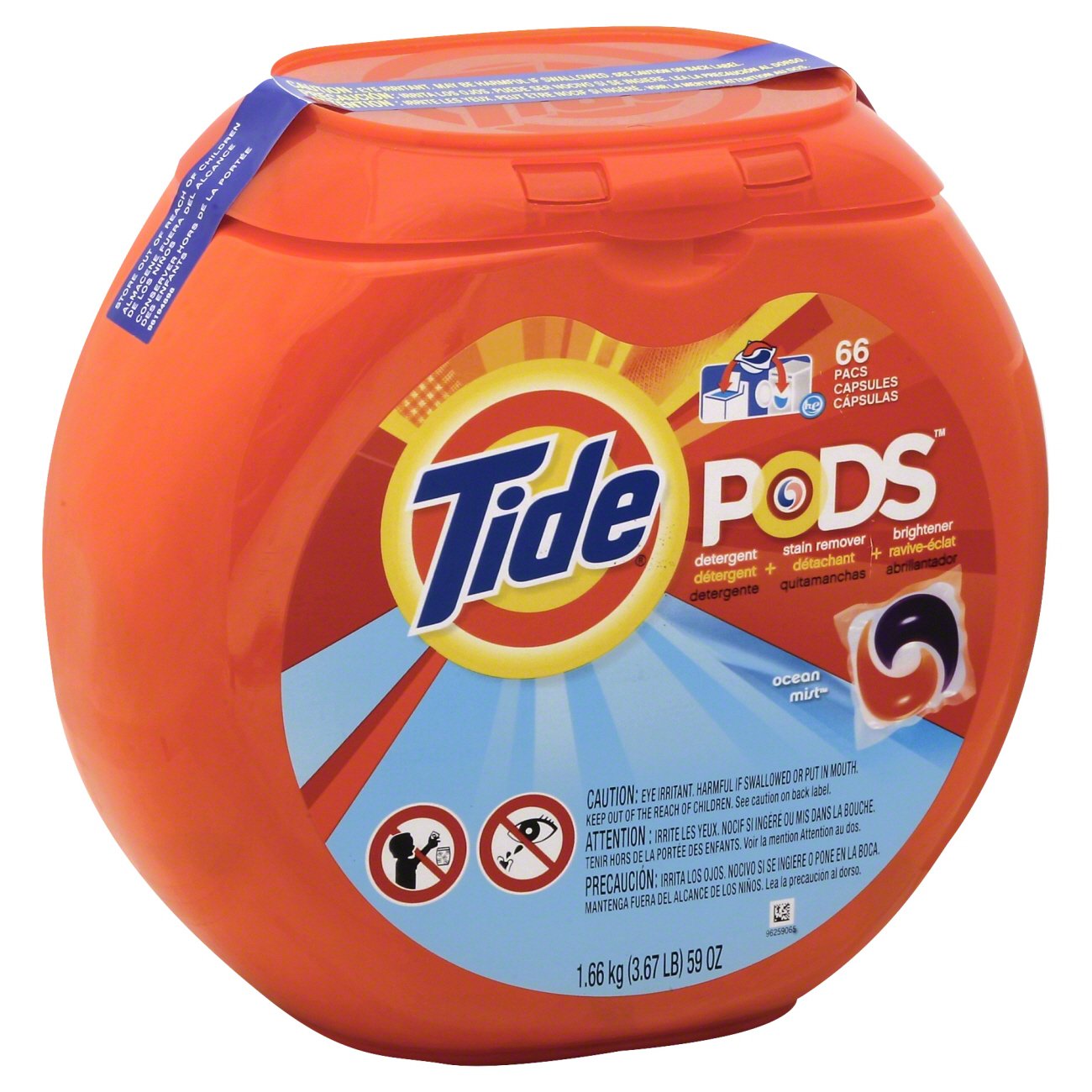 Tide Ocean Mist Liquid Detergent Pods - Shop Detergent at H-E-B