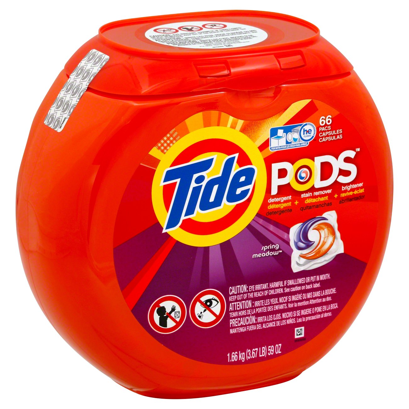 Tide Spring Meadow Liquid Detergent Pods - Shop Dish soap & detergent ...
