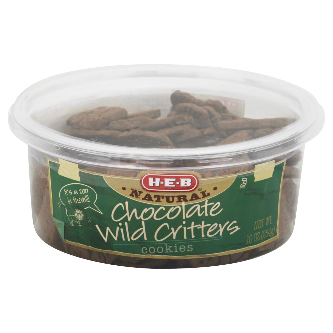 H-E-B Natural Chocolate Wild Critters Cookies - Shop Snacks & Candy at ...