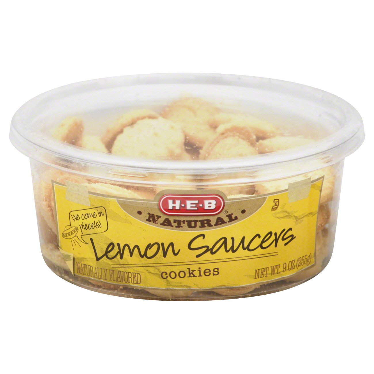 H-E-B Natural Lemon Saucers Cookies - Shop Cookies at H-E-B