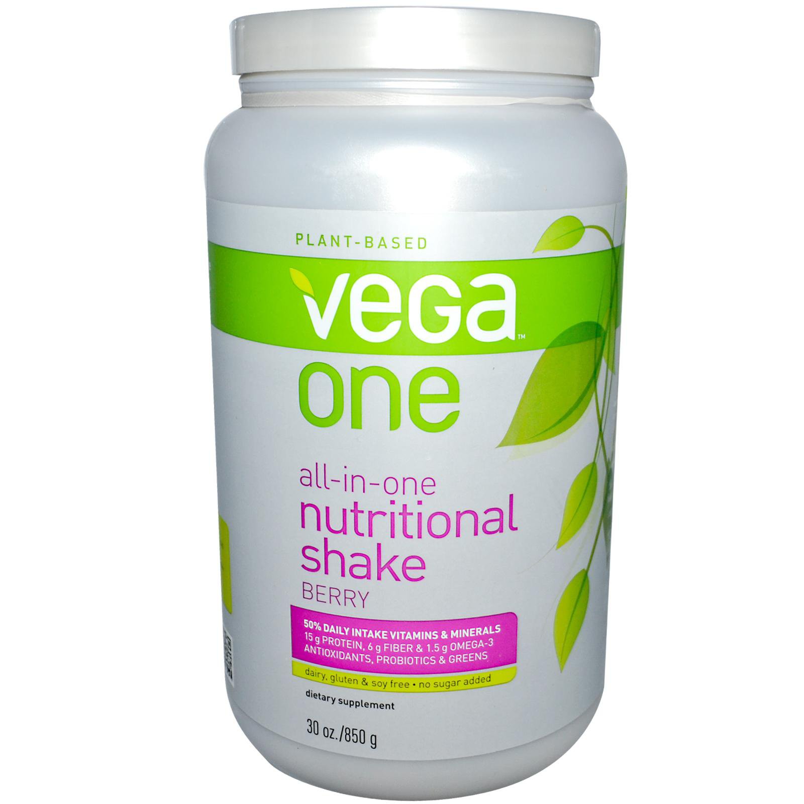 Vega One All-In-One Nutritional Shake, Berry - Shop Diet & fitness at H-E-B