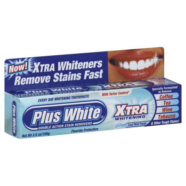 Plus White Plus-white Extra Whitening Toothpaste - Shop Toothpaste at H-E-B