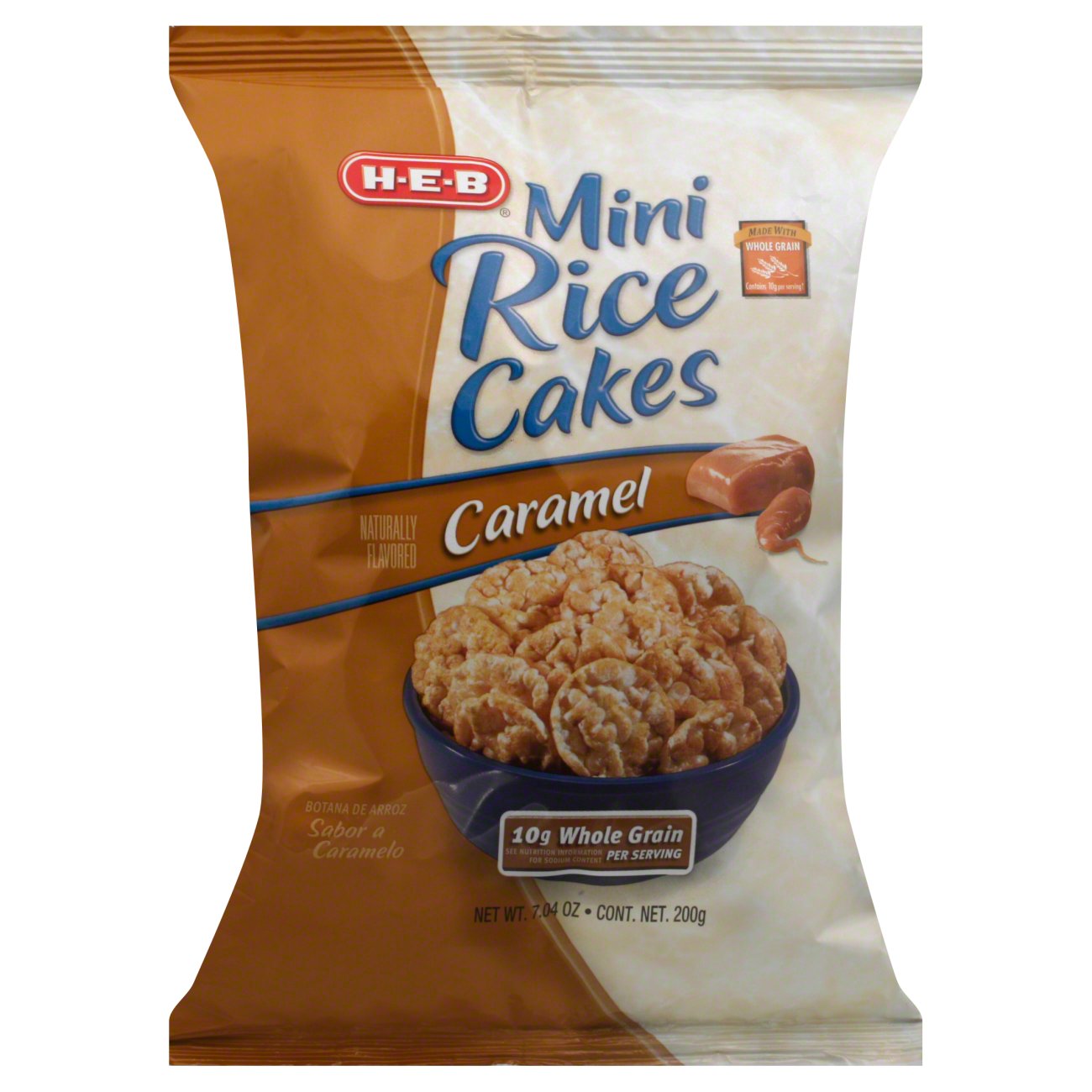 H-E-B Caramel Mini Rice Cakes - Shop Rice cakes at H-E-B