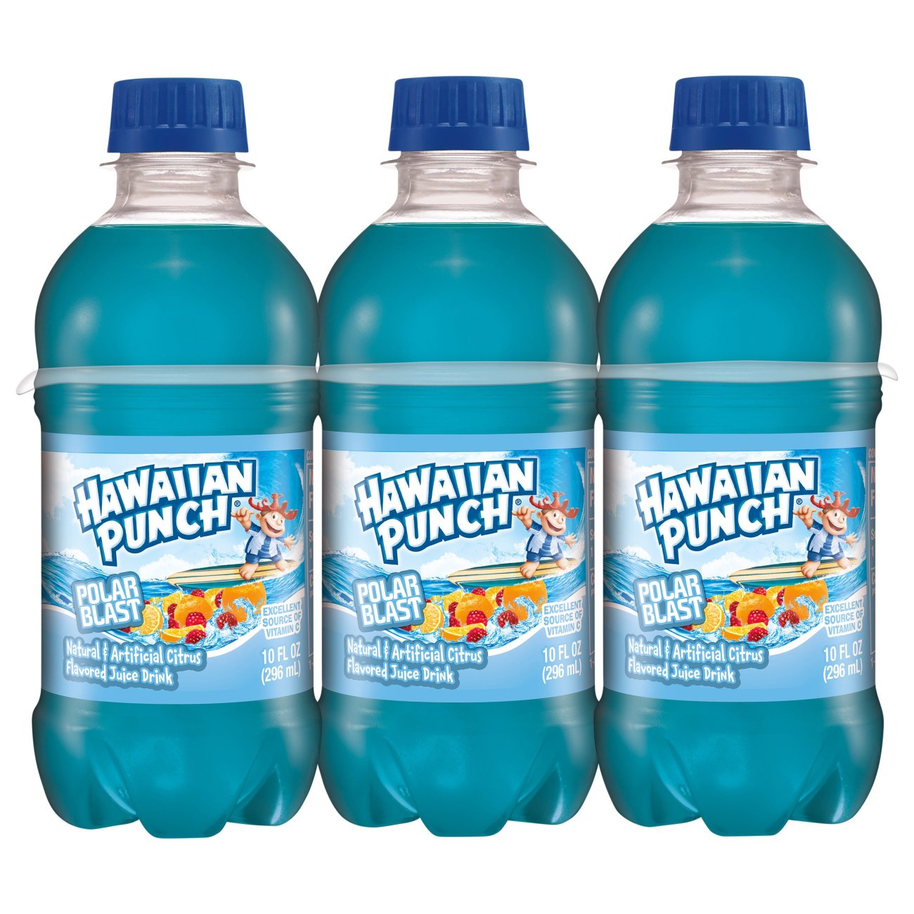 Hawaiian Punch Whitewater Wave Juice Drink 10 Fl Oz Bottles Pack