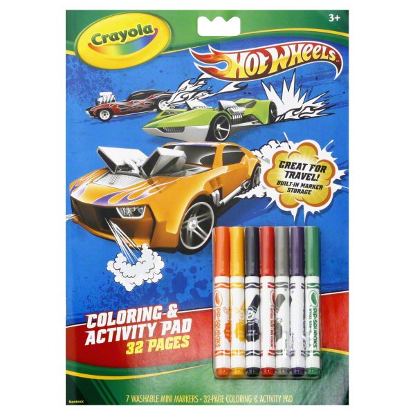 Crayola Hot Wheels Coloring And Activity Pad - Shop Toys at H-E-B