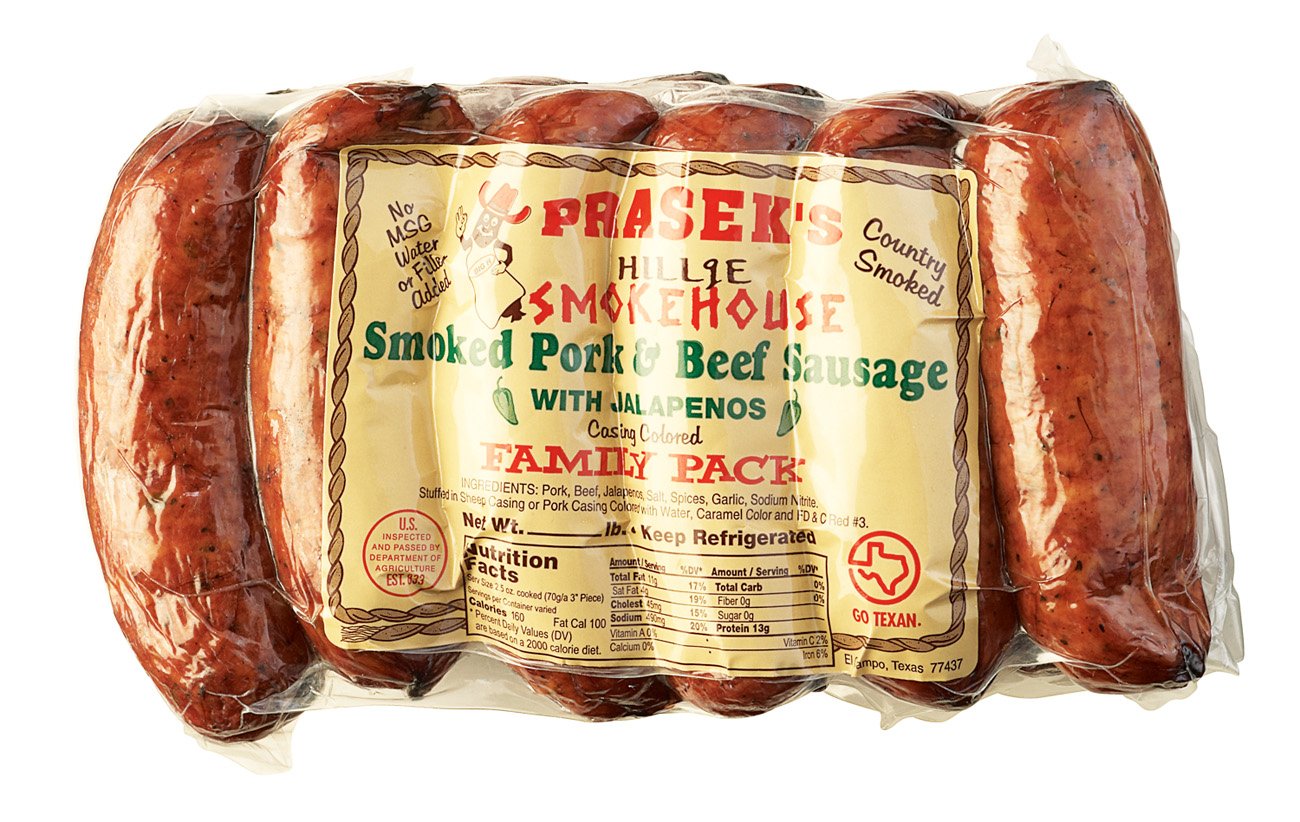 Prasek's Pork & Beef Jalapeno Sausage - Shop Sausage at H-E-B