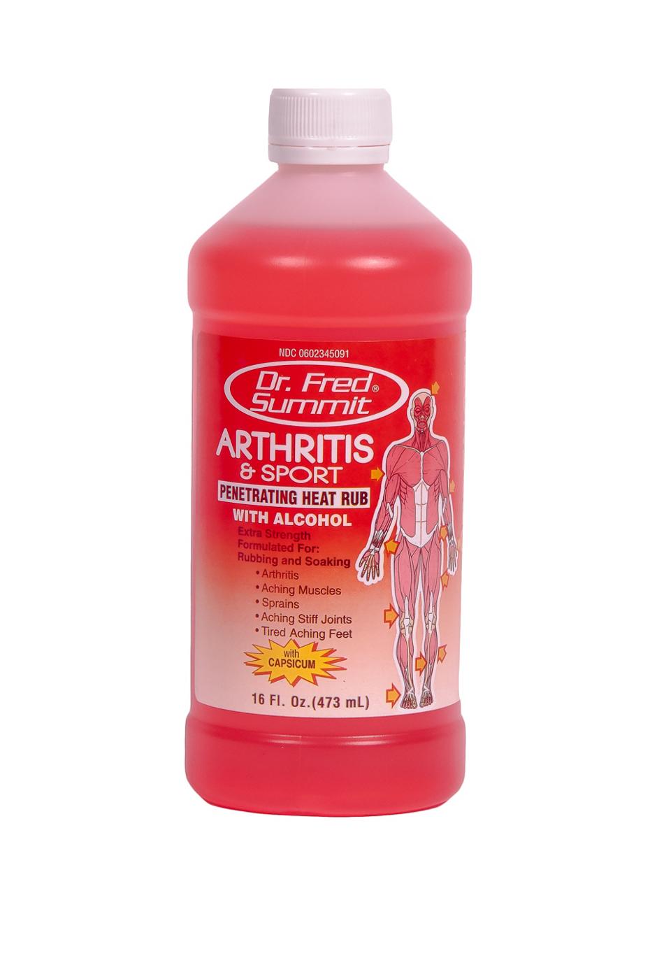 Dr. Fred Summit Sport & Arthritis Penetrating Heat Rub with Isopropyl ...