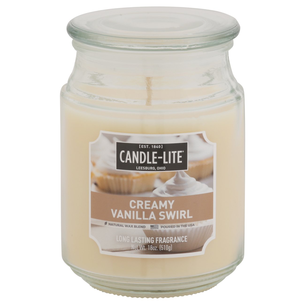 Candle-Lite Creamy Vanilla Swirl Scented Candle, 18 oz | Joe V's Smart ...