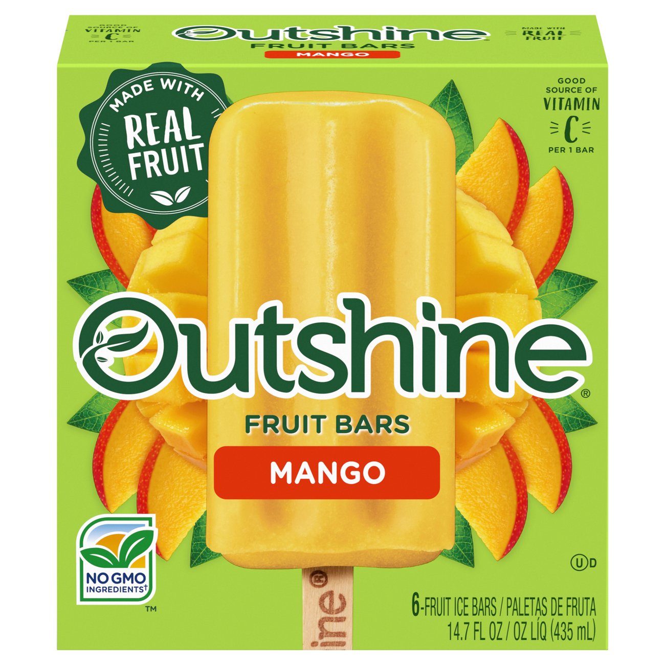 Outshine Frozen Fruit Bars - Mango - Shop Bars & pops at H-E-B