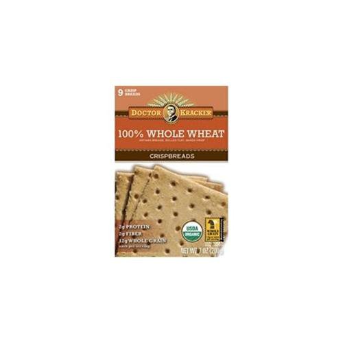 Doctor Kracker 100% Whole Wheat Crispbread - Shop Crackers ...