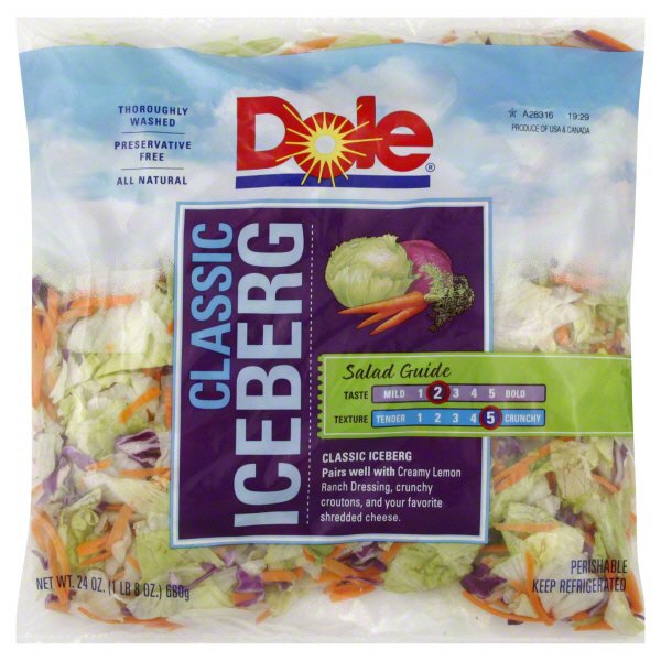 Dole Classic Iceberg Lettuce - Shop Vegetables at H-E-B
