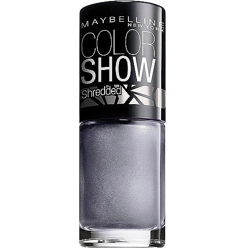 Maybelline Color Show Shredded Nail Lacquer, Silver Stunner - Shop ...