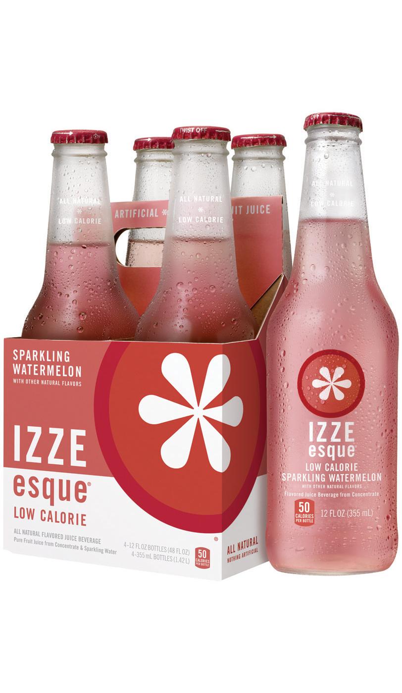 Izze Esque Sparkling Watermelon Juice Beverage Glass Bottles - Shop ...