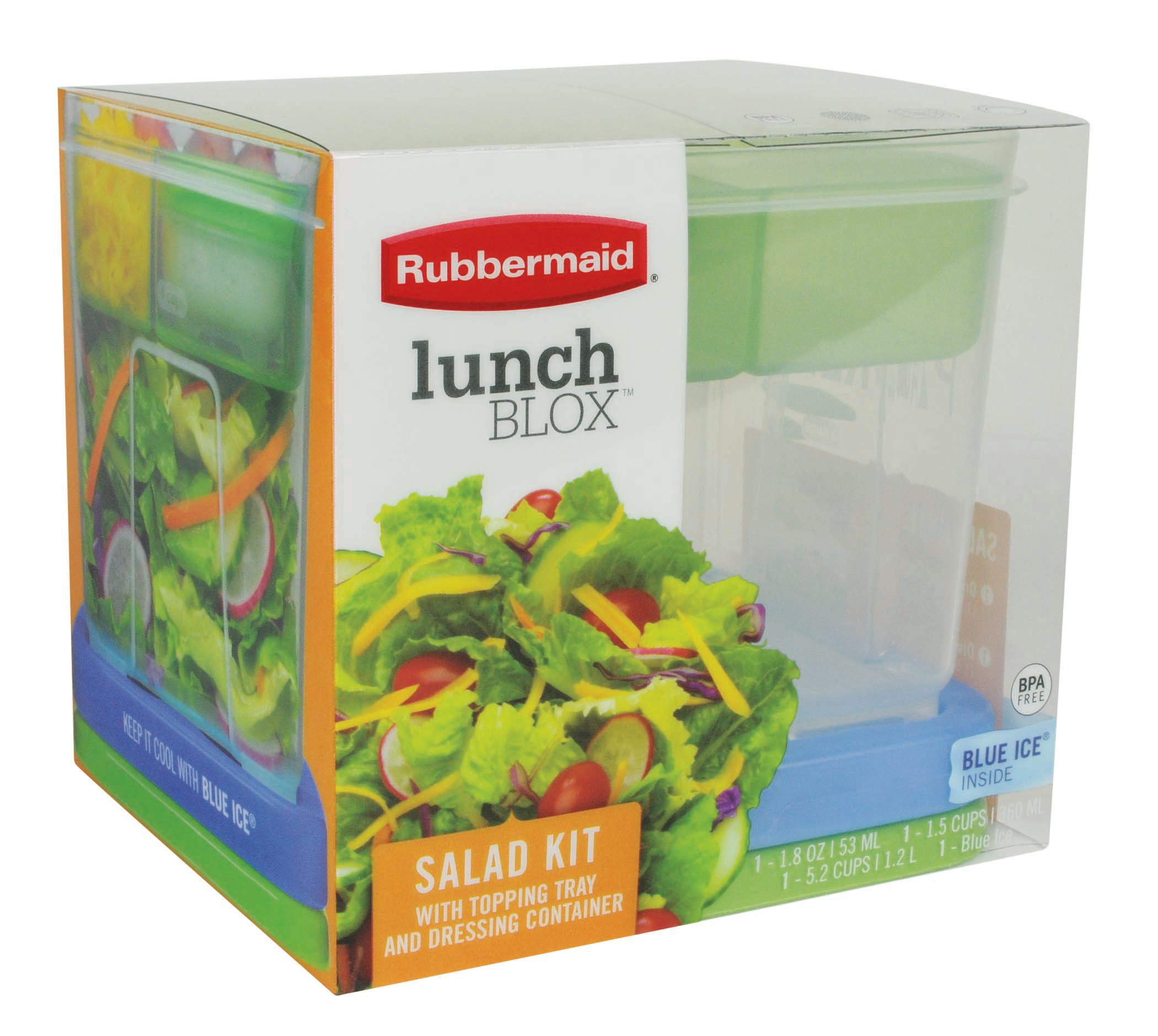 Rubbermaid LunchBlox Salad Kit - Shop Food storage at H-E-B