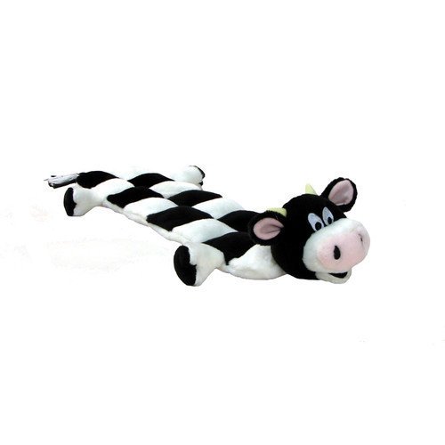 Plush Puppies Squeaker Mat Long Body Cow Dog Toy - Shop Plush toys at H-E-B