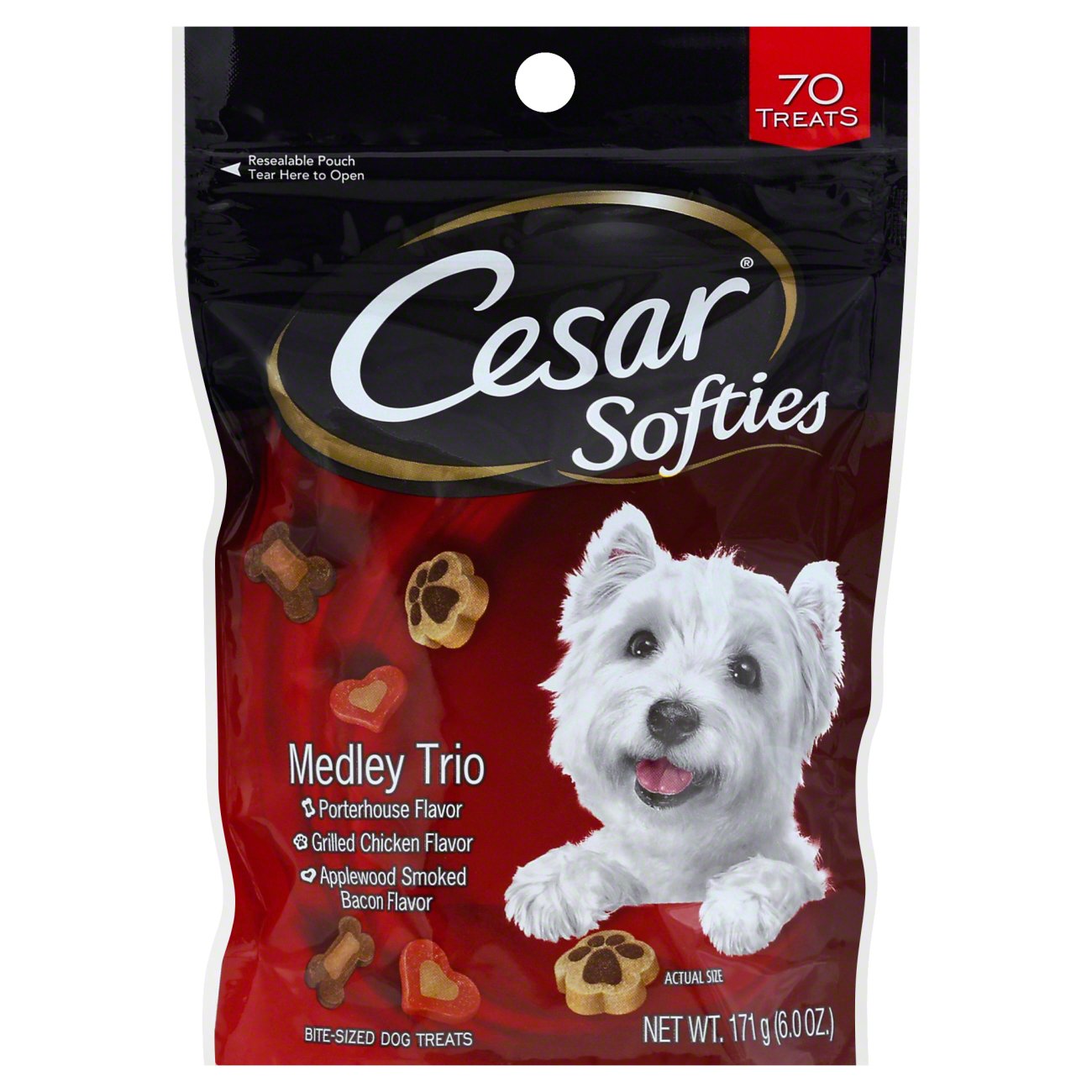 Cesar Softies Medley Trio Dog Treats - Shop Soft & chewy treats at H-E-B