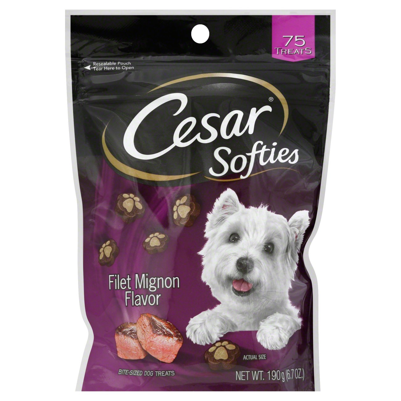 Cesar Softies Filet Mignon Flavor Dog Treats - Shop Soft & chewy treats ...