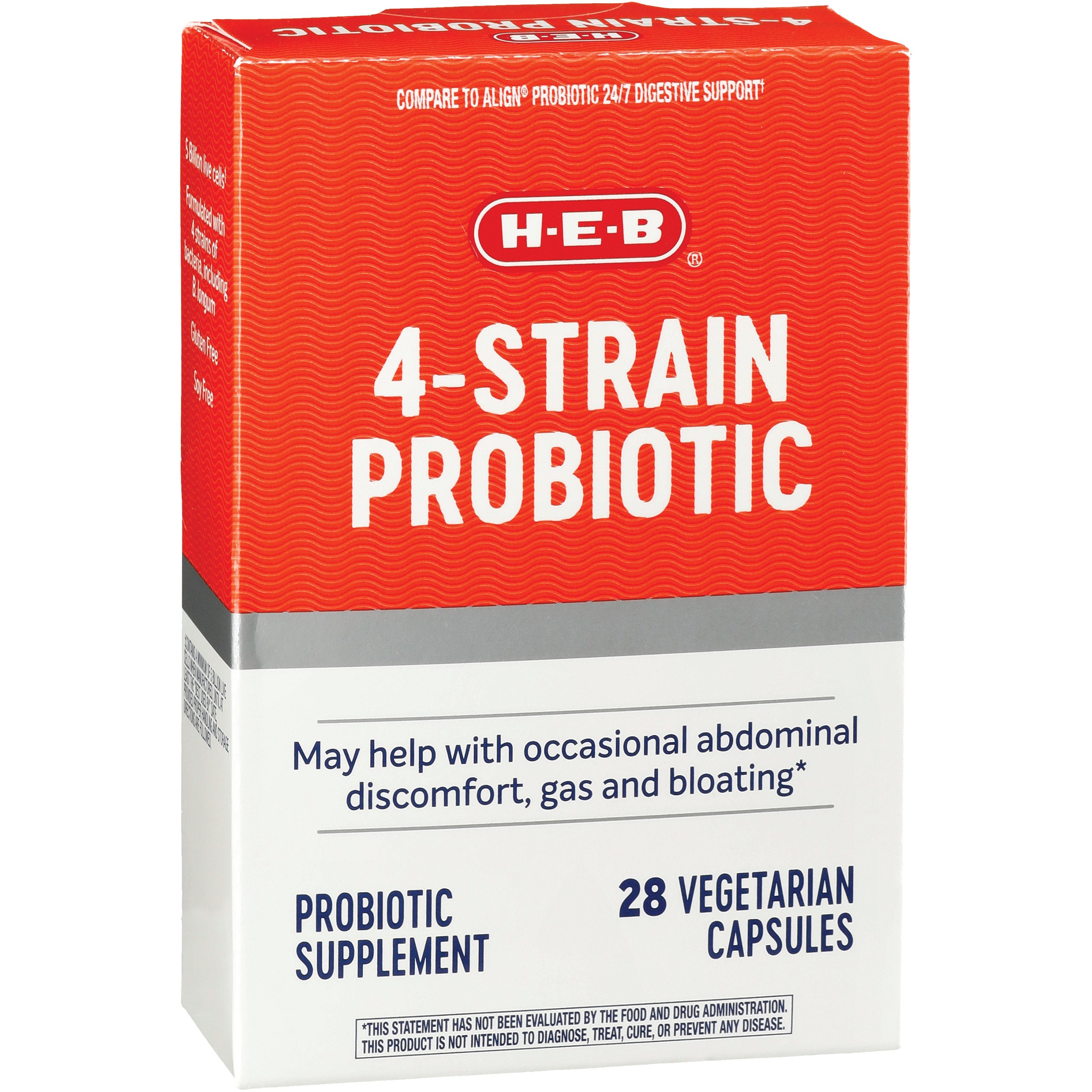 H-E-B 4-Strain Probiotic Capsules - Shop Diet & fitness at H-E-B