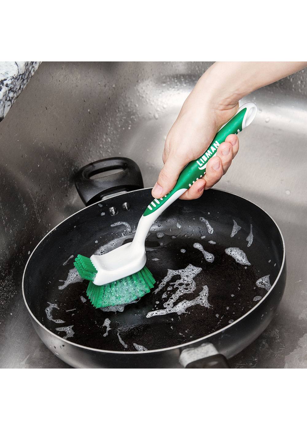 Libman Big Job Kitchen Brush - Shop Brushes at H-E-B