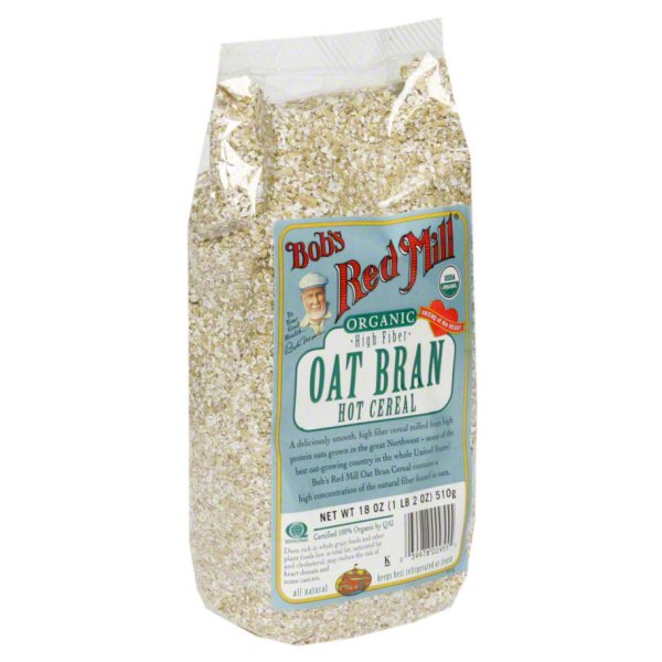 Bob's Red Mill Organic High Fiber Oat Bran - Shop Oatmeal & hot cereal ...