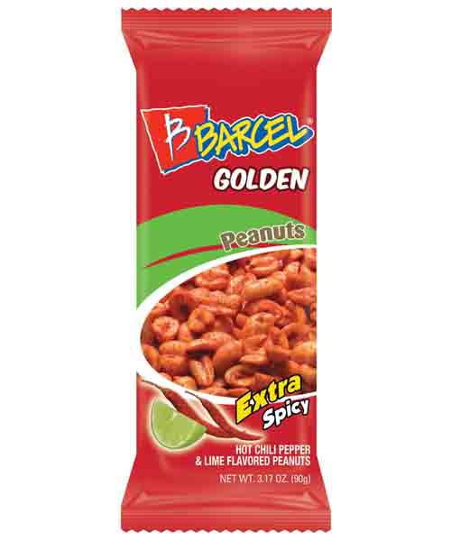 Barcel Extra Spicy Hot Chili Pepper Golden Peanuts - Shop Nuts & seeds ...