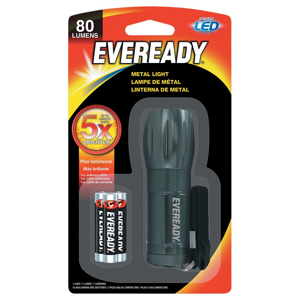 Eveready Compact LED Metal Light - Shop Home Improvement at H-E-B