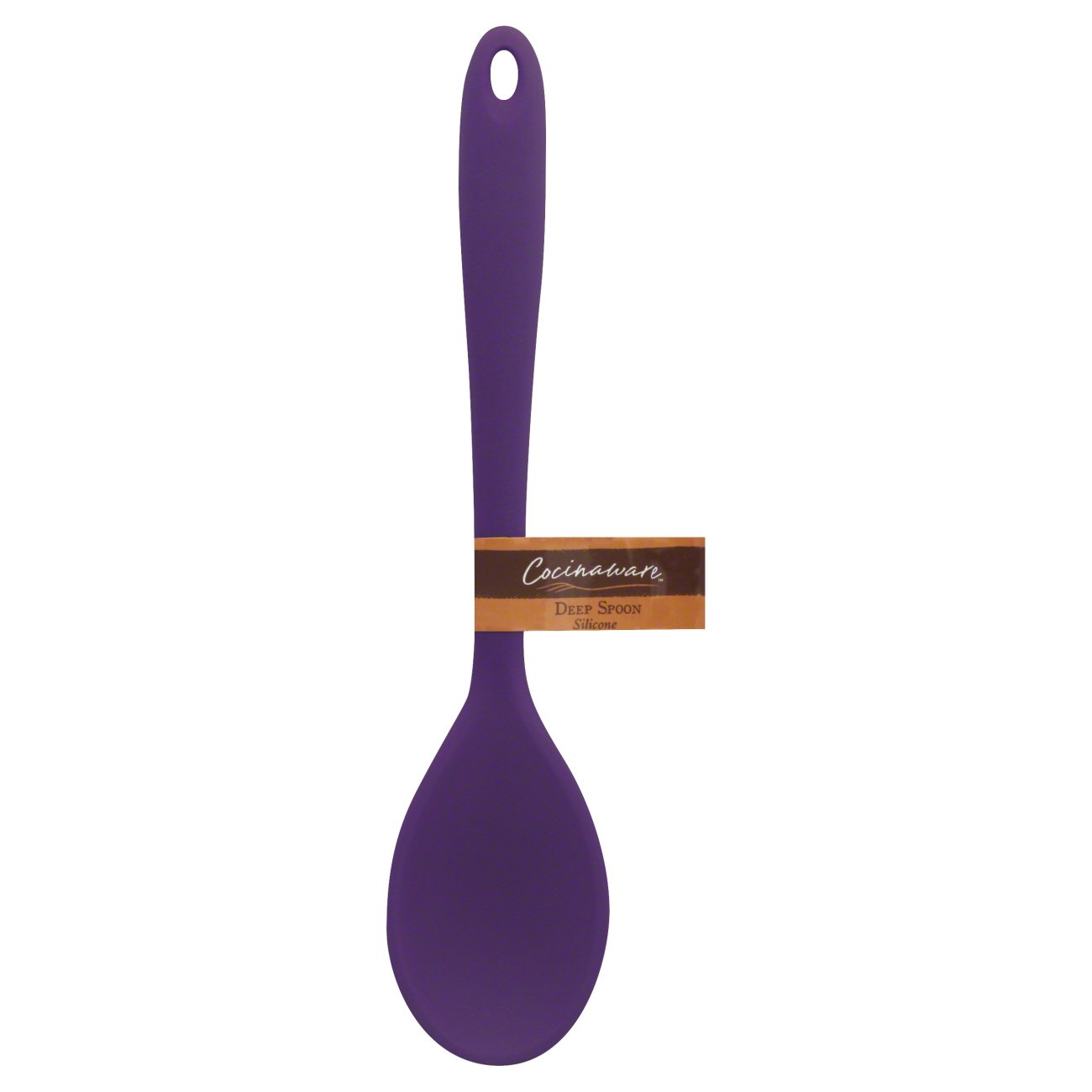 Cocinaware Purple Silicone Deep Spoon - Shop Utensils & gadgets at H-E-B
