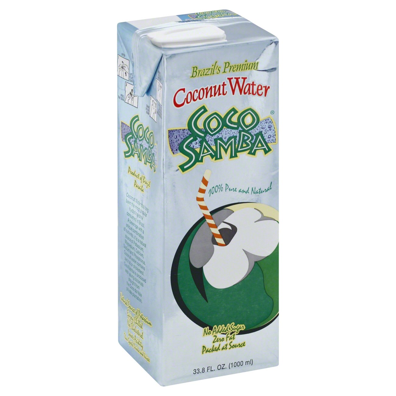 CocoSamba Natural Coconut Water - Shop Coconut water at H-E-B