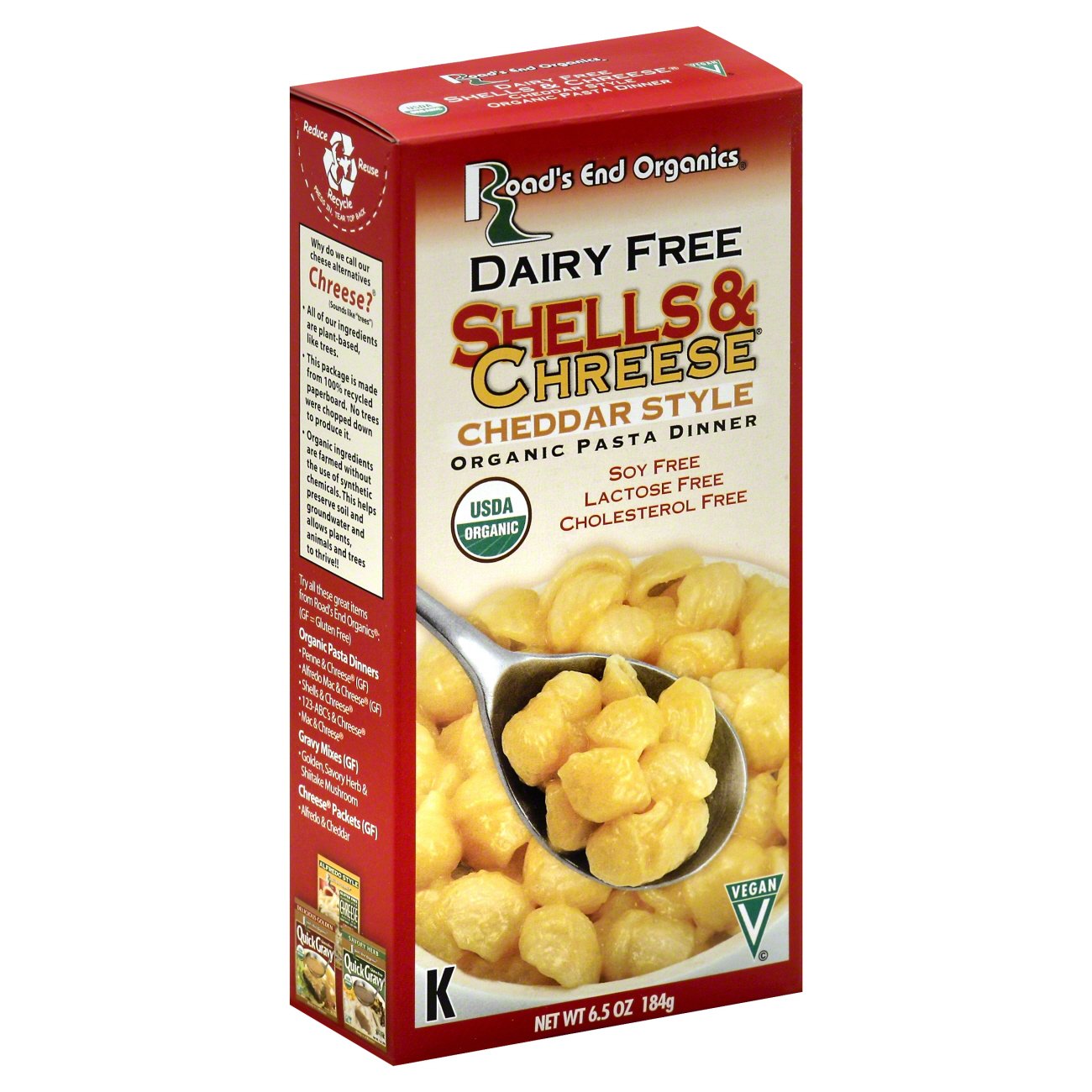 Road's End Organics Cheddar Style Shells and Chreese - Shop Pantry ...