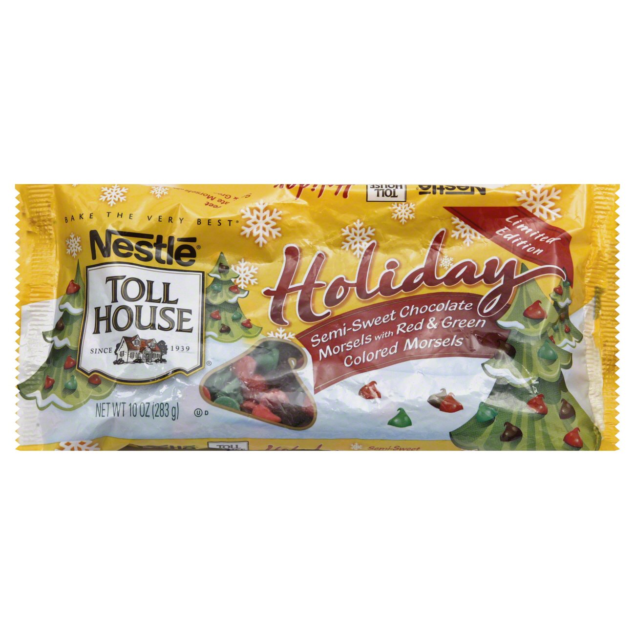 Nestle Toll House Semi-Sweet Chocolate Morsels with Red and Green ...