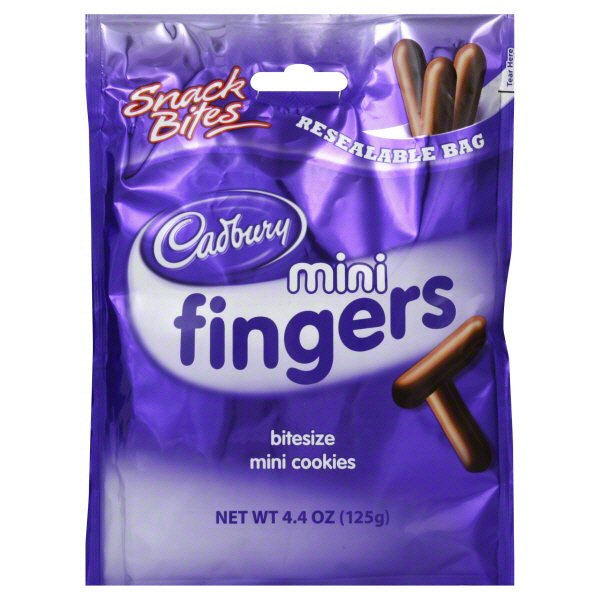 Cadbury Mini Fingers - Shop Cookies at H-E-B
