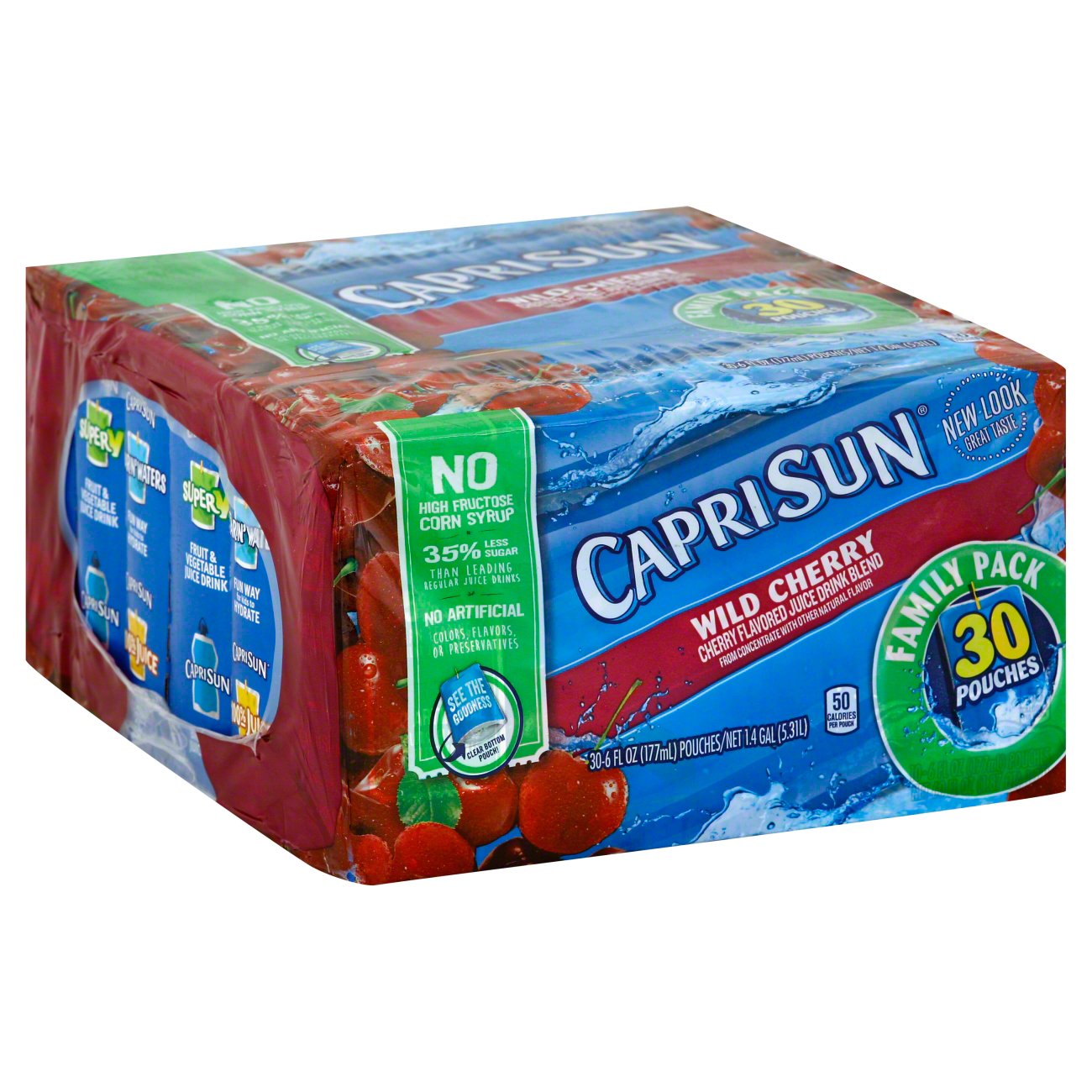 Capri Sun Wild Cherry Juice Drink Blend Value Pack 6 oz Pouches - Shop ...