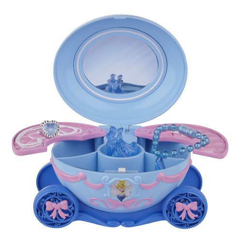 Mattel Disney Princess Cinderella Deluxe Jewelry Box - Shop Playsets at ...