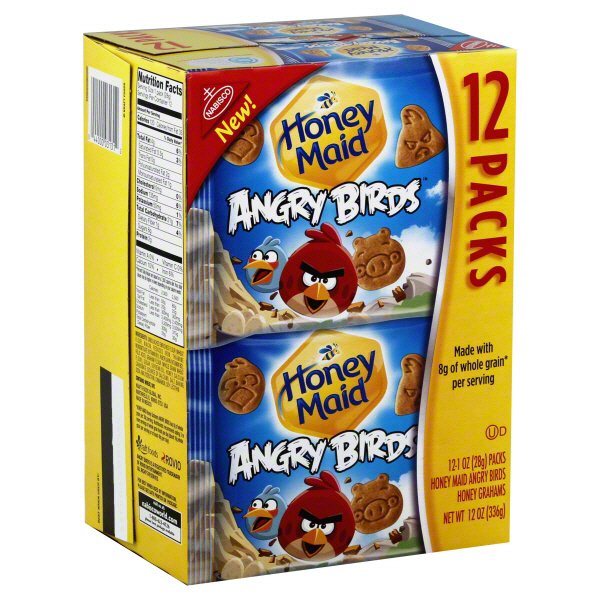 Nabisco Honey Maid Angry Birds Honey Grahams - Shop Crackers ...