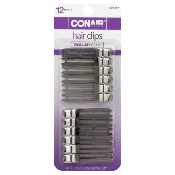 Conair Styling Essentials Chrome Hair Clips - Shop Hair Accessories at ...