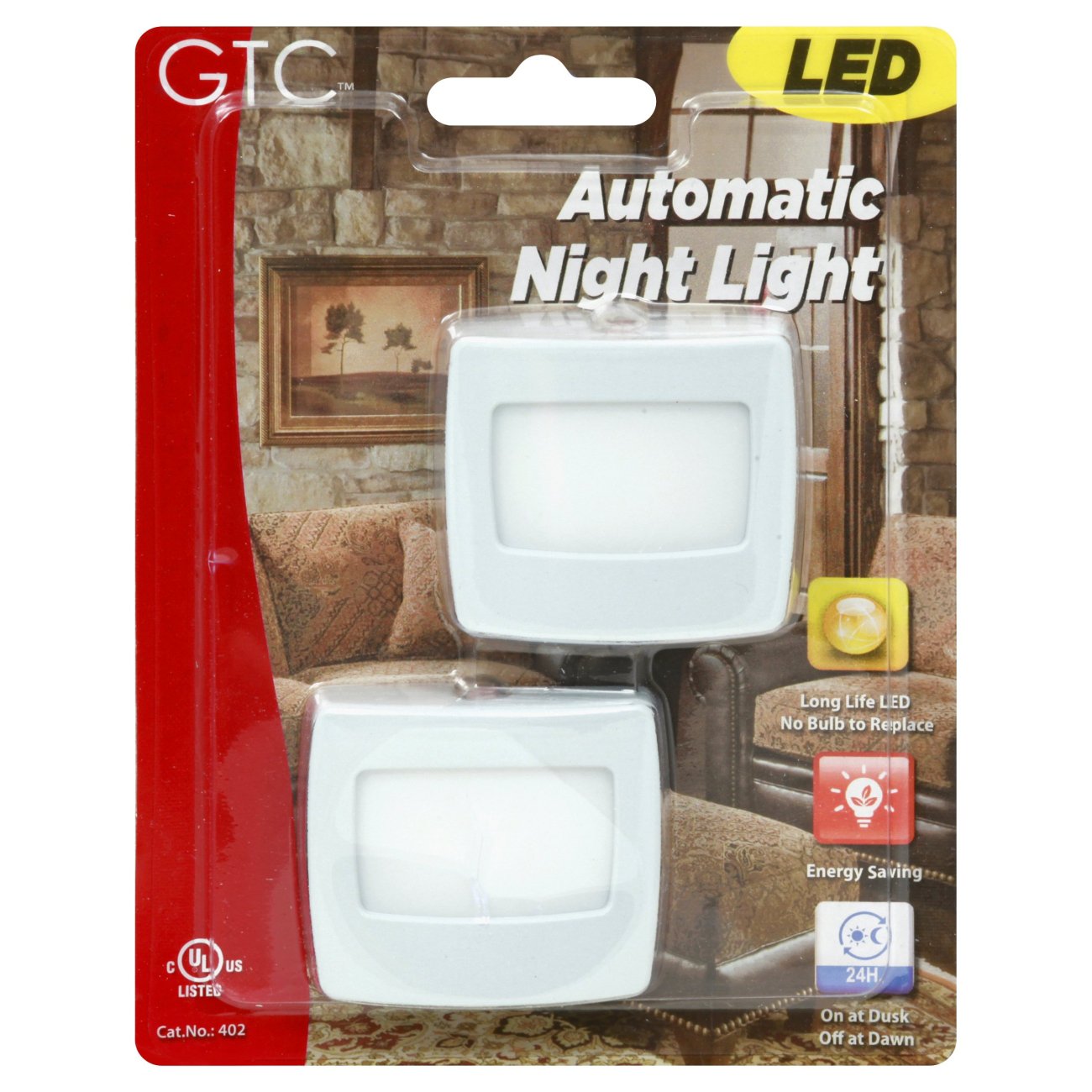 GTC LED Automatic Panel Night Lights - Shop Lamps & lights at H-E-B